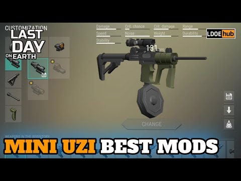 Mini Uzi Mods || Last Day on Earth - YouTube