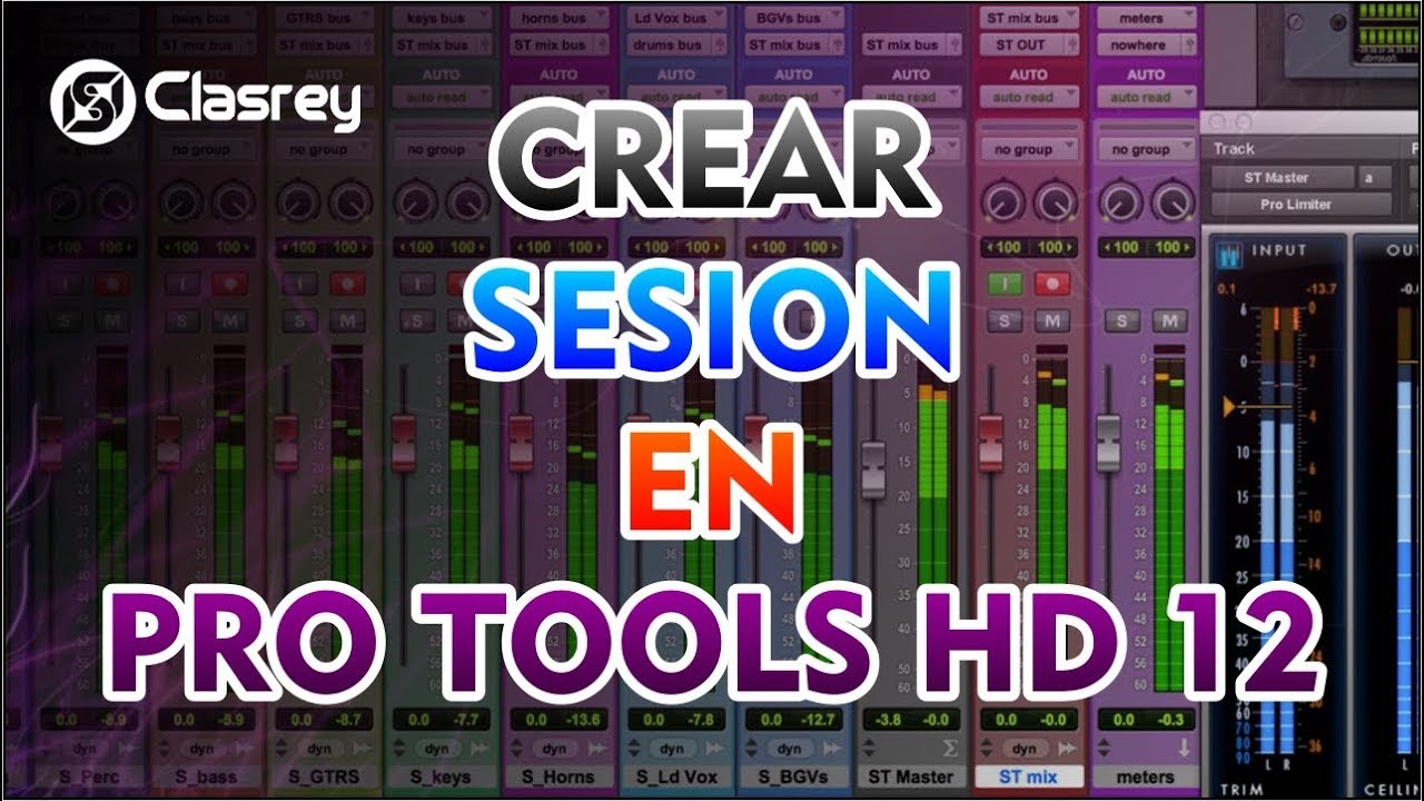 CREAR SESION EN PRO TOOLS HD 12 - YouTube