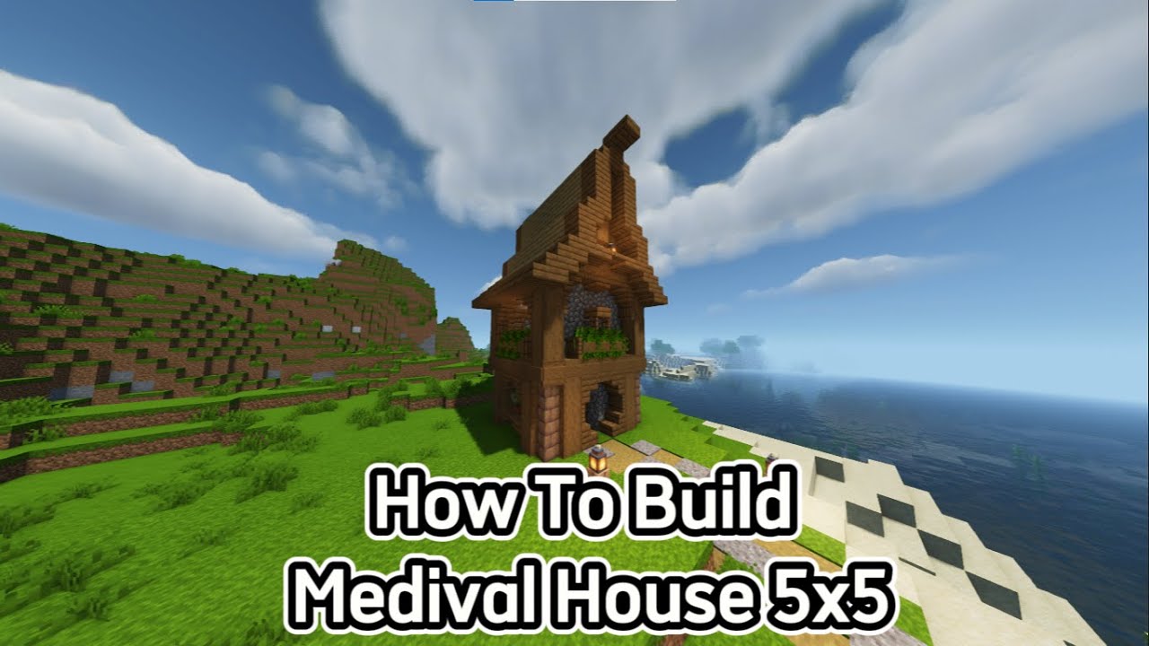 How To Build Medival House In Minecraft (5x5) - YouTube