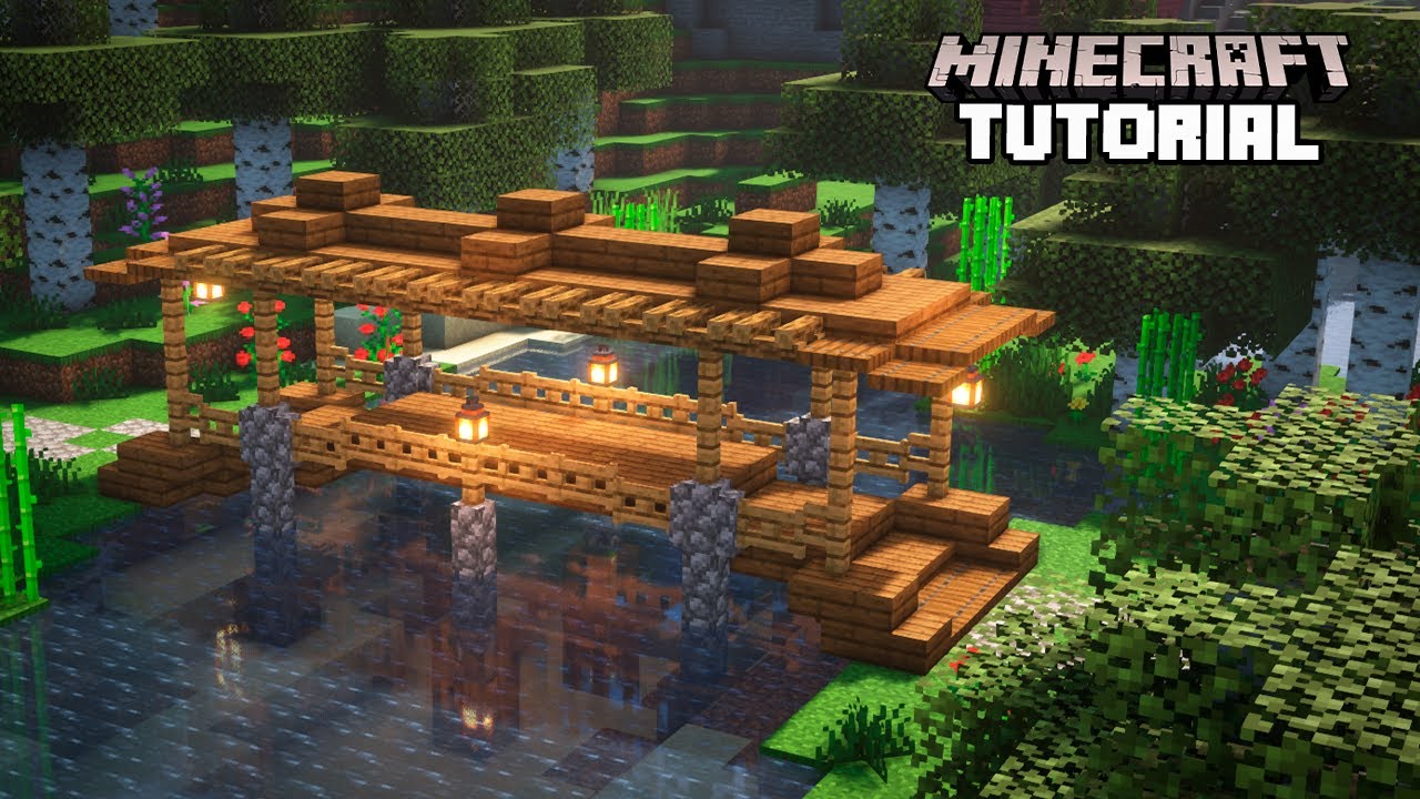 COMO CONSTRUIR UMA PONTE MEDIEVAL - Minecraft Tutorial - YouTube