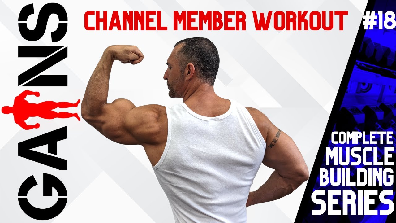 BUILD MUSCLES AT HOME || Gains Home Dumbbell Workout Series By Coach ...
