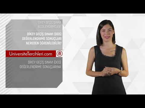 Dikey Geçiş Sınavı DGS Kılavuzunda Sözü Edilen Tablo 2 Nedir