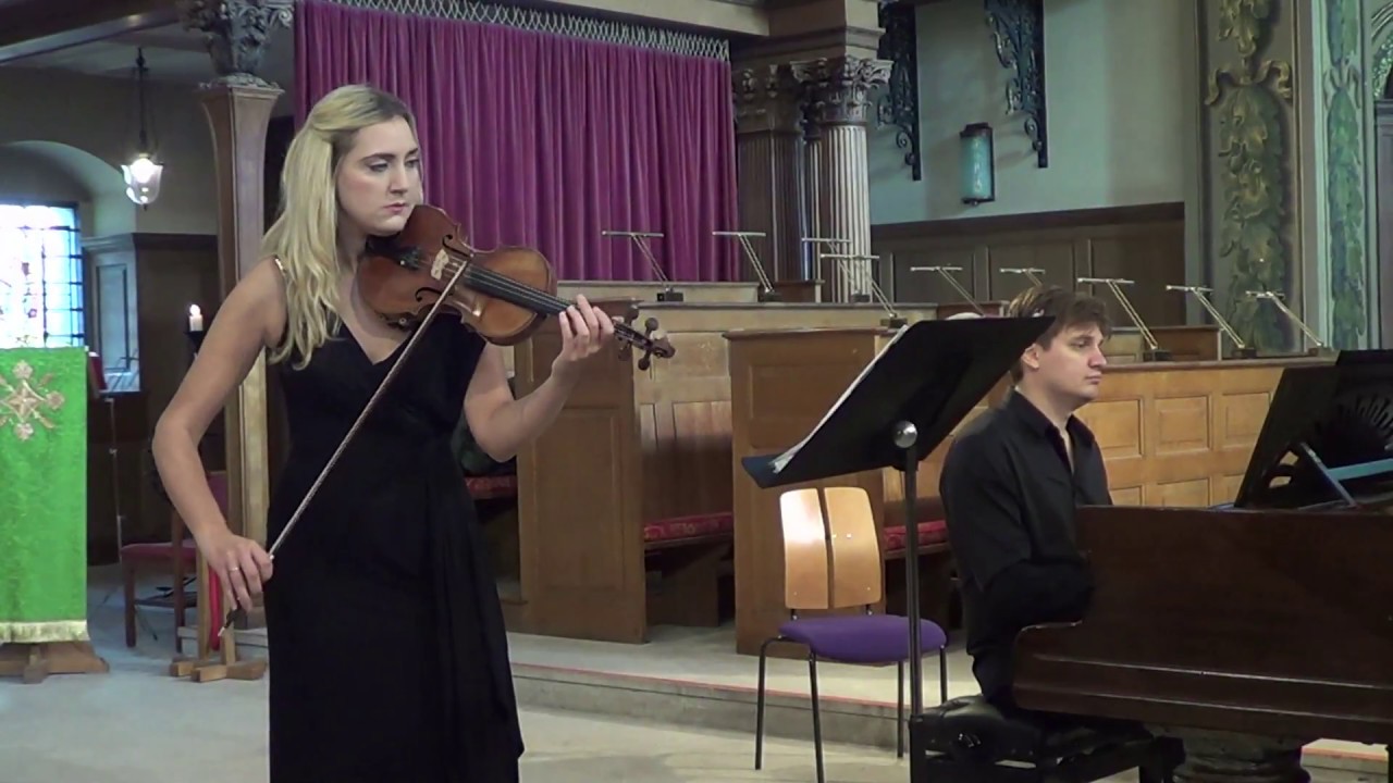 Ravel Sonata Posthume for Violin and Piano. Litsa Tunnah and Petr ...