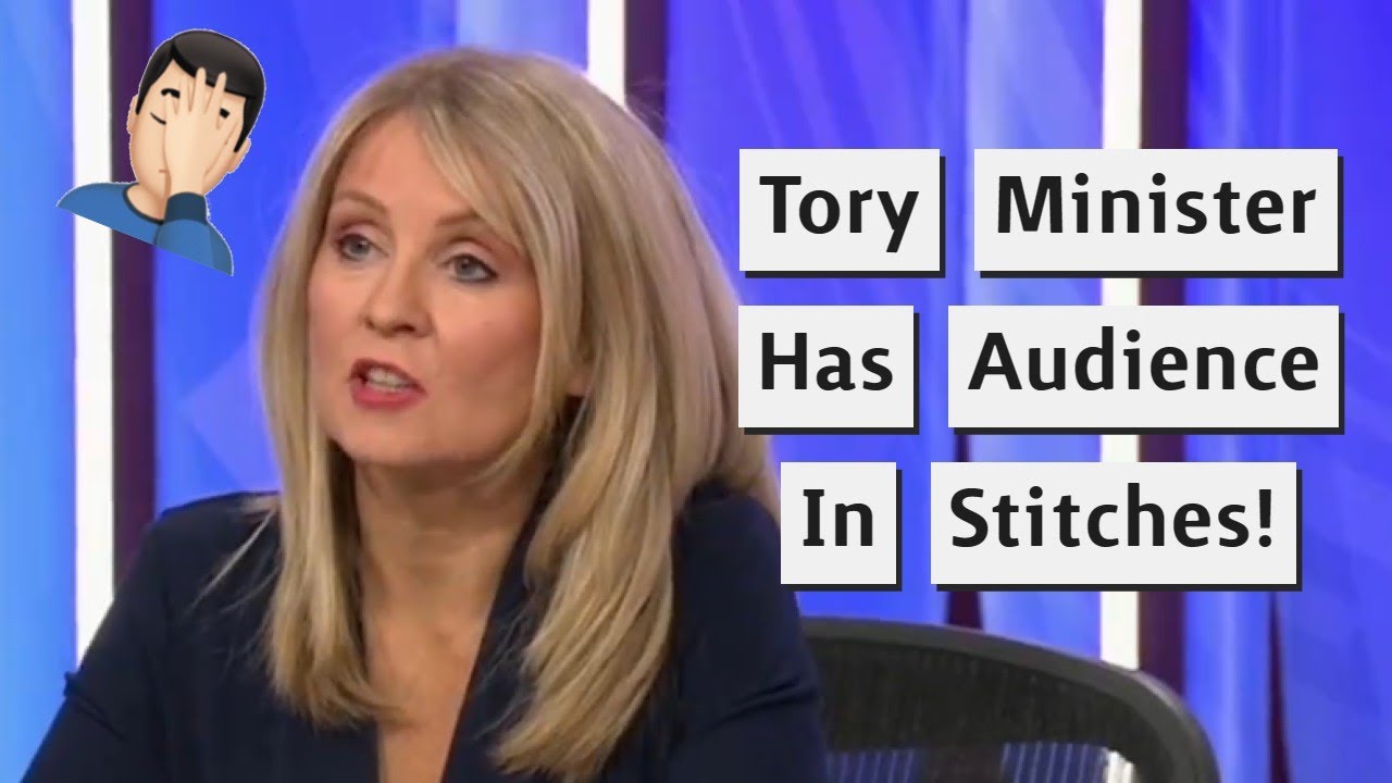 Esther McVey Minister For Common Sense Gets Laughed At By Audience ...