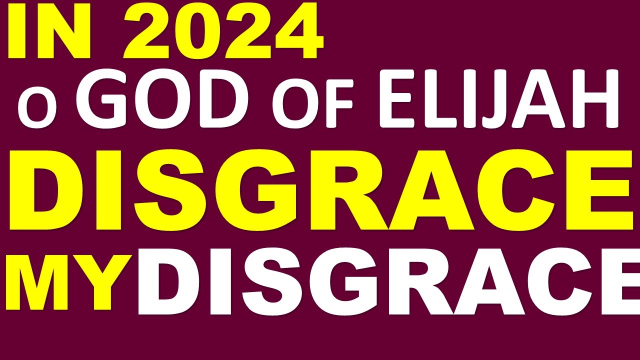 DAY 22 SESSION - O GOD OF ELIJAH DISGRACE MY DISGRACE - MIDNIGHT ...