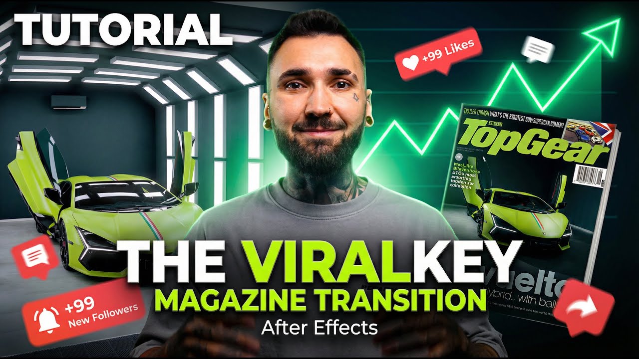 How to Create a Viral Magazine Transition in After Effects (Step-by ...