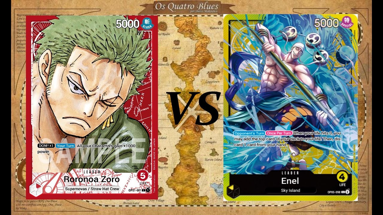 OPTCG || Zoro Vs Enel || Hobbyists United - Flagship Match OP-08 - YouTube