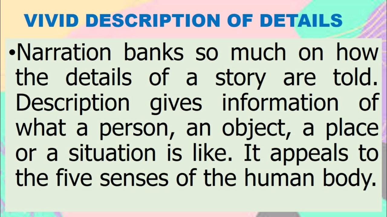 Patterns Of Paragraph Development || Narration || Reading And Writing 