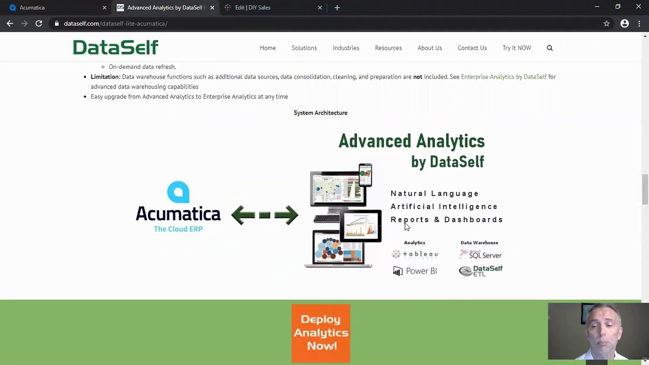 Advanced Analytics by DataSelf for Architecture (Tableau) - YouTube