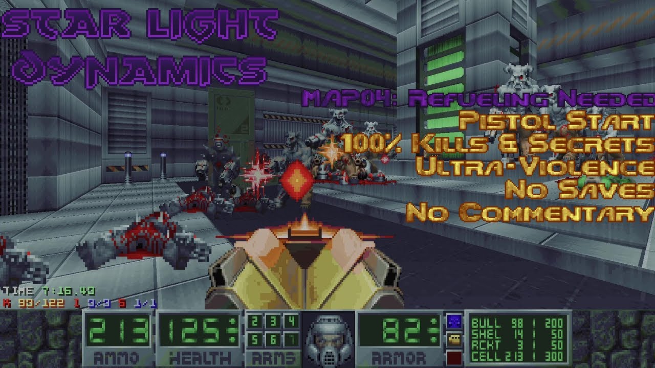 Doom 2: Star Light Dynamics - MAP04: Refueling Needed - YouTube
