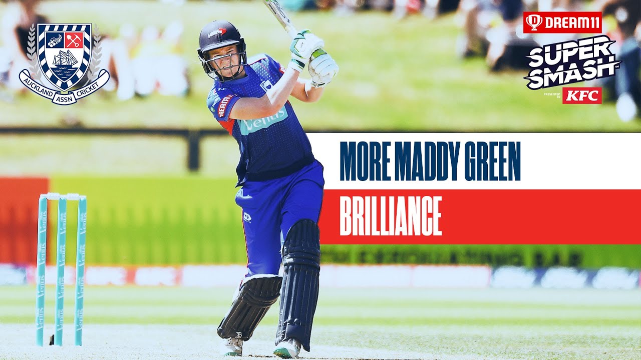Maddy Green on fire - 77no Against Otago Sparks | Super Smash 23/24 ...