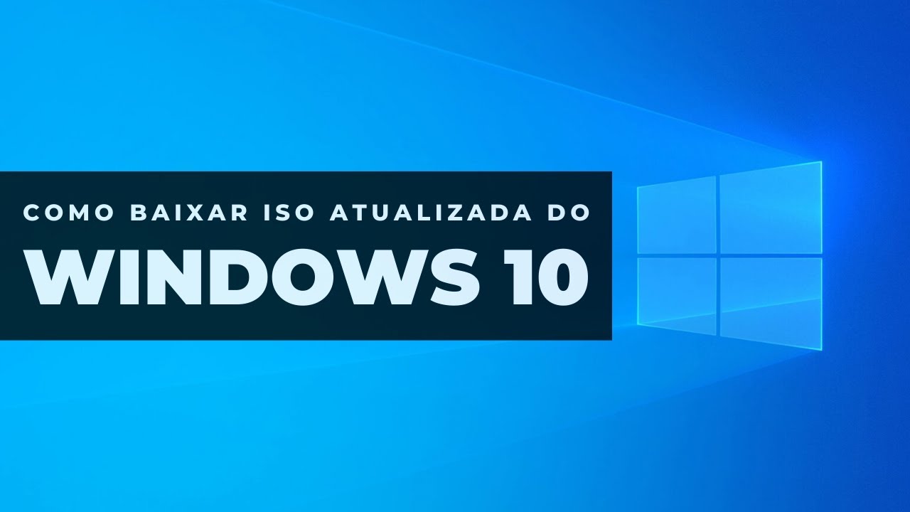 Como baixar ISO original e atualizada do Windows 10 - YouTube