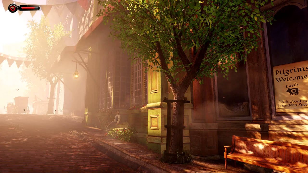 DreamScene [Live Wallpaper] - Bioshock Infinite - Street Scene B - YouTube