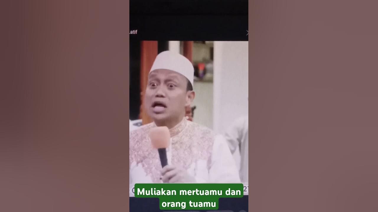 Ceramah ustad das'ad Latif muliakan orang tua - YouTube