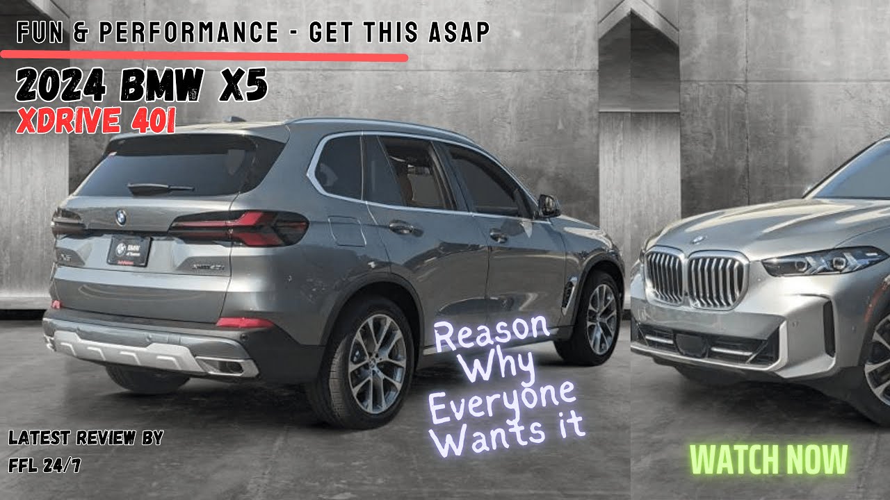 2024 BMW X5 xDrive 40i why this is Best Luxury SUV is it Better than ...