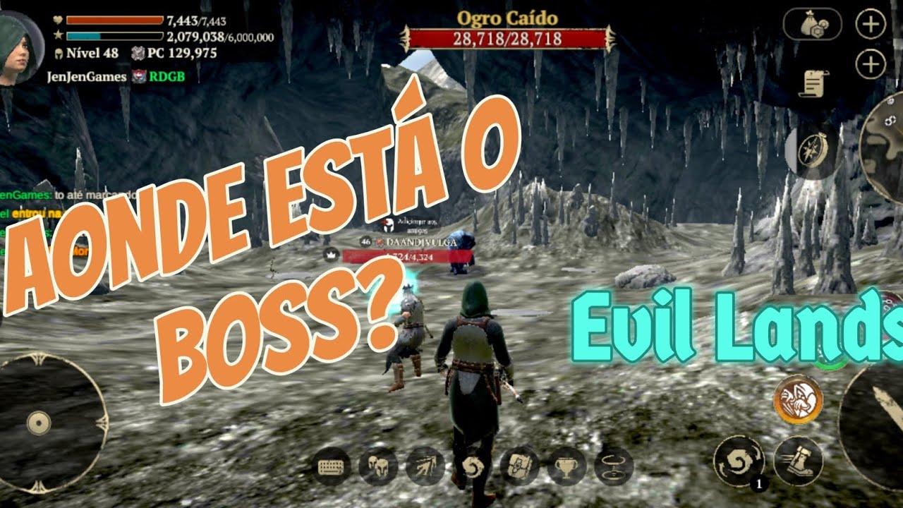 Aonde Estão os Boss do Campo das Cotovias em Evil Lands - YouTube
