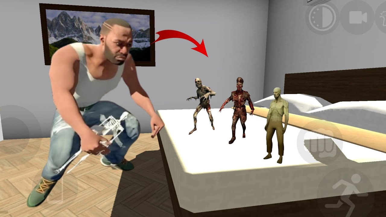 Giant Franklin Fight With Giant zombie in Indian Bike Driving 3d ...