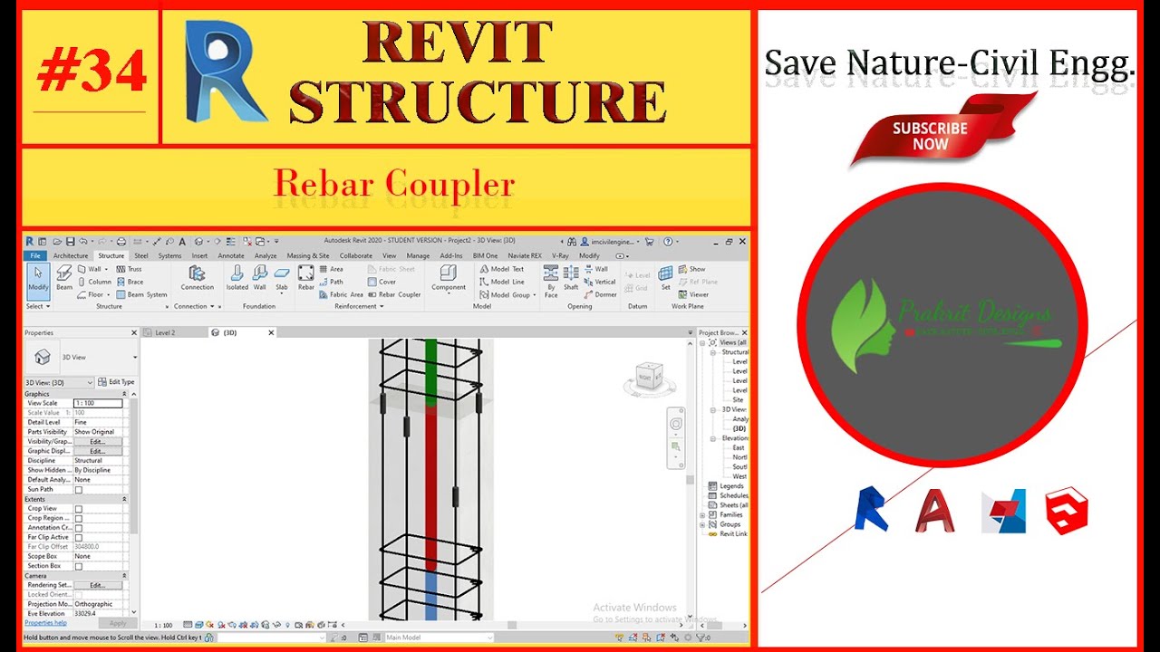 34 How To Create Or Use A Rebar Coupler In Revit Revit Structure For Free YouTube 34-how-to-create-or-use-a-rebar-coupler-in-revit-revit-structure-for-free-youtube