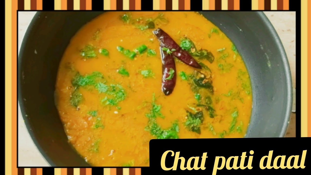 Chat pati daal / spicy Red lentil | Enjoy Delicious Food | spicy and ...
