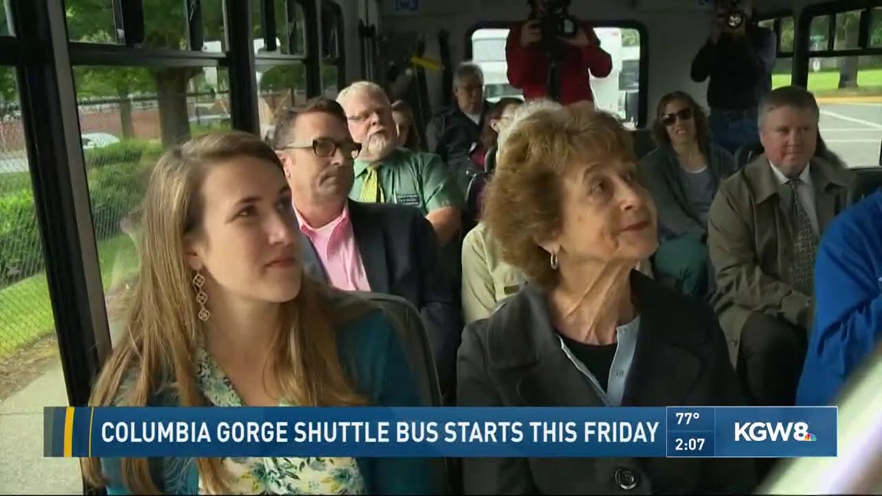 Columbia gorge shuttle bus starts this Friday - YouTube