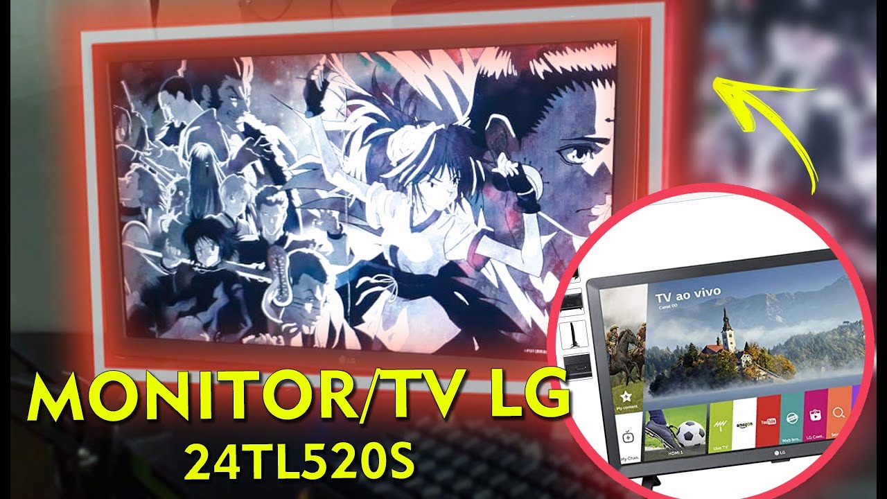 UNBOXING Smart TV Monitor 24" LED LG 24TL520S // Amazon 3 dias ...