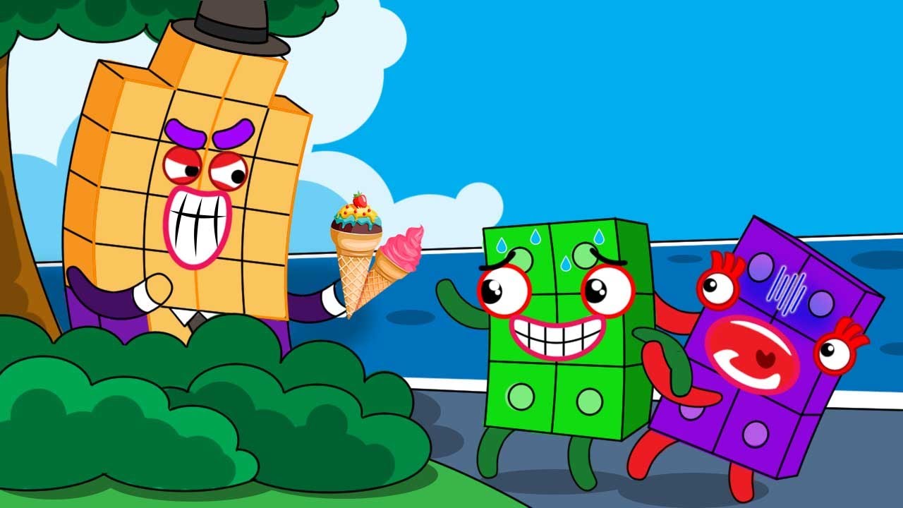 OMG! Twins Numberblocks 6 meet A Stranger l Numberblocks fanmade ...