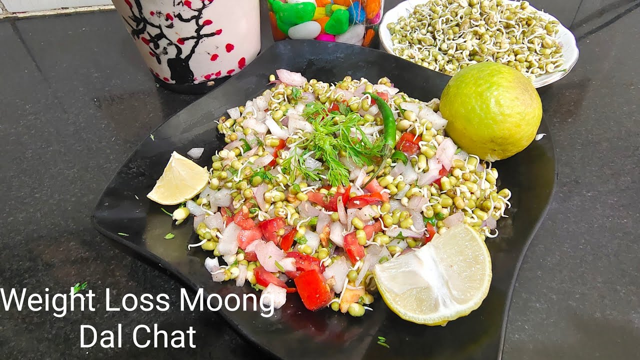 Desi sprouts chat weight loose healthy moong dal chat kusum ki rasoi ...