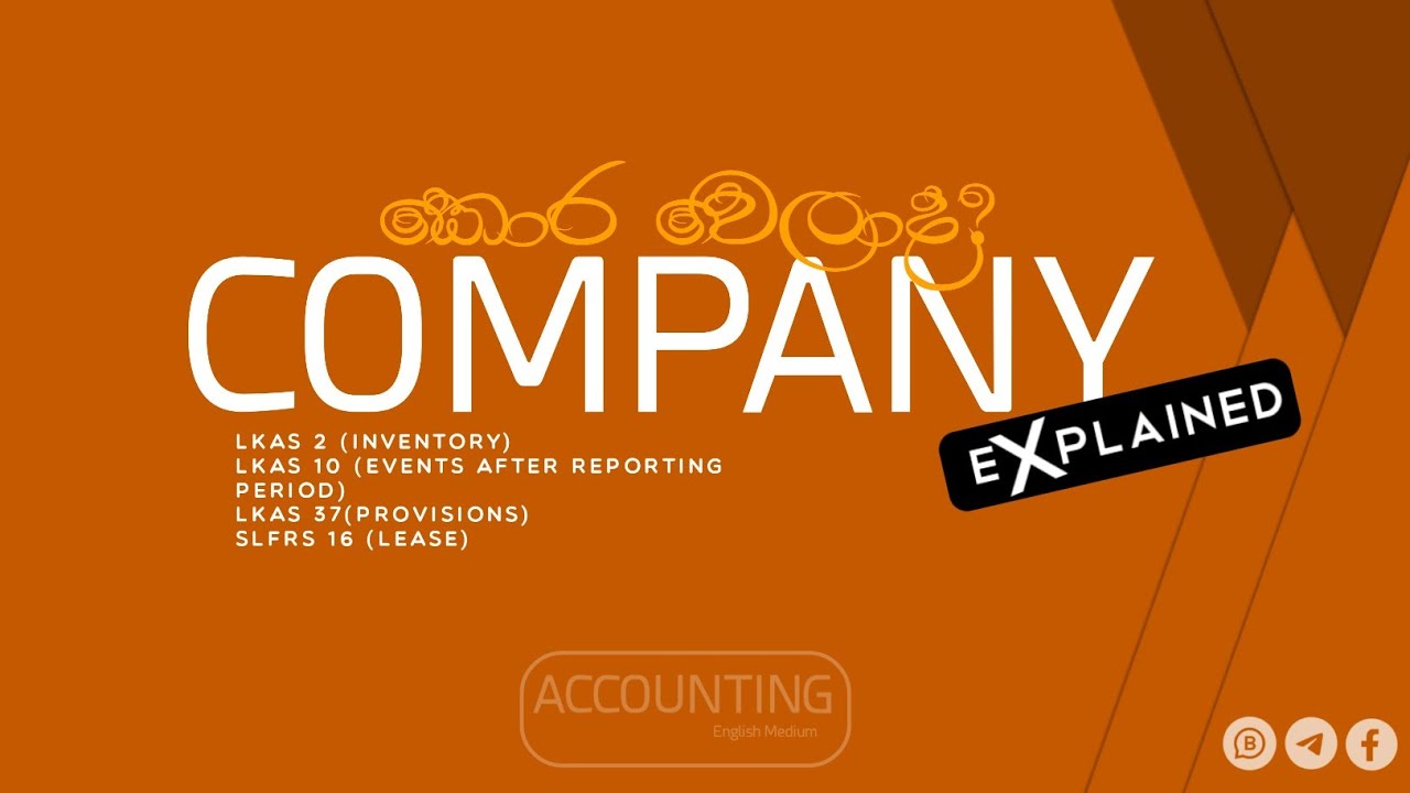 Company accounts sum 02 with (LKAS STANDARDS) #accounting #advanced ...