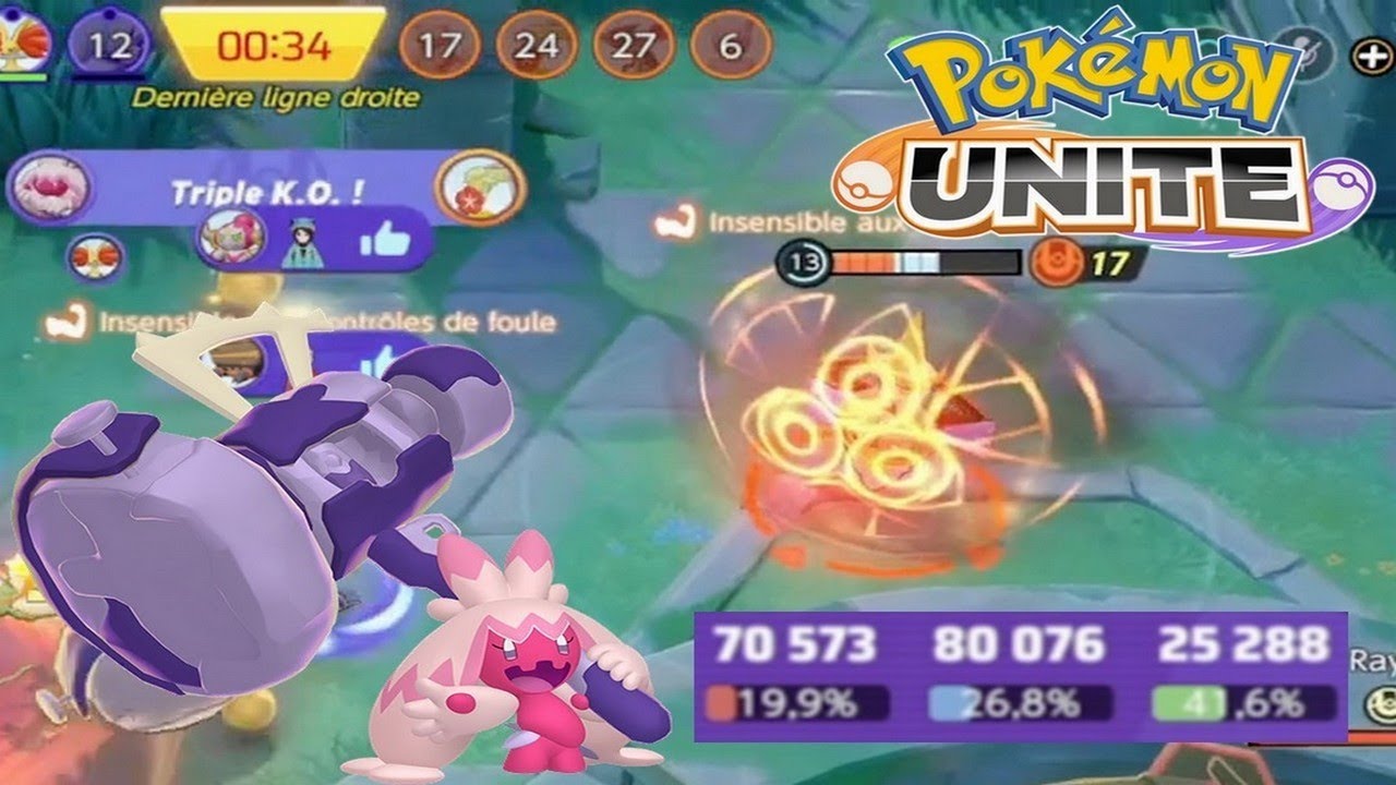 Premières games avec Forgelina en Ranked - Pokémon UNITE - YouTube