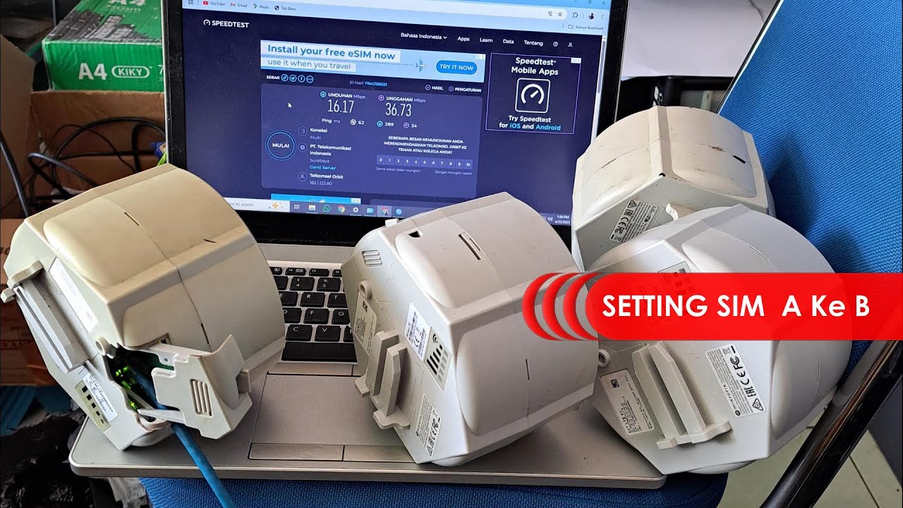 Tutorial Pindah Sim Card B - A pada Mikrotik SXT LTE pake Winbox - Req ...