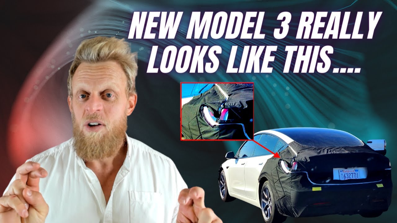 NEW Tesla Model 3 tail lights revealed -bizarre correlation to ...