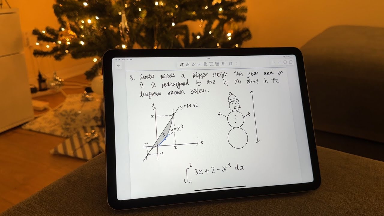 Asmr Solving Christmas Maths Problems Youtube