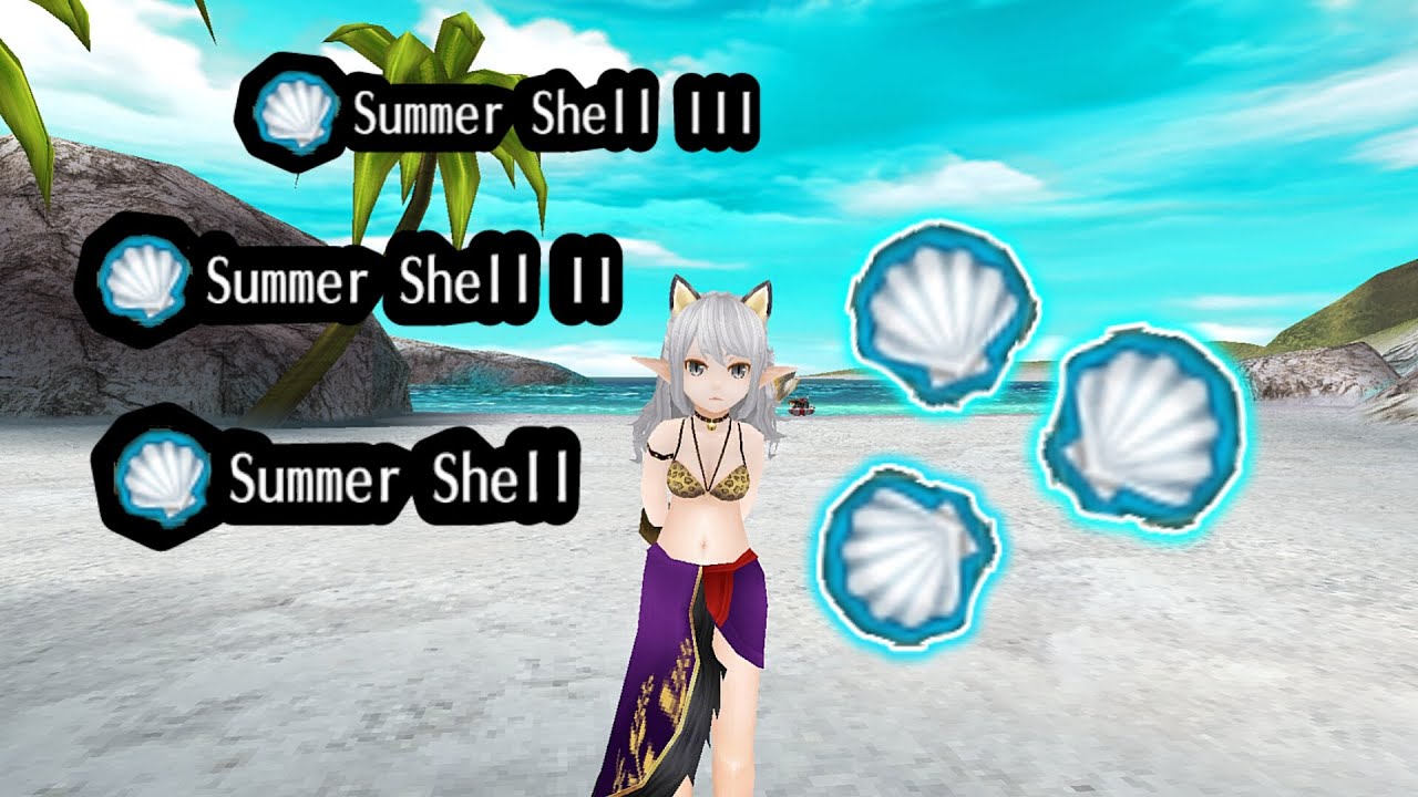 lokasi farming summer Shell Toram online bahasa Indonesia - YouTube