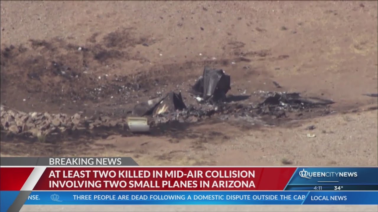 At least two killed in mid-air plane collision in Arizona - YouTube
