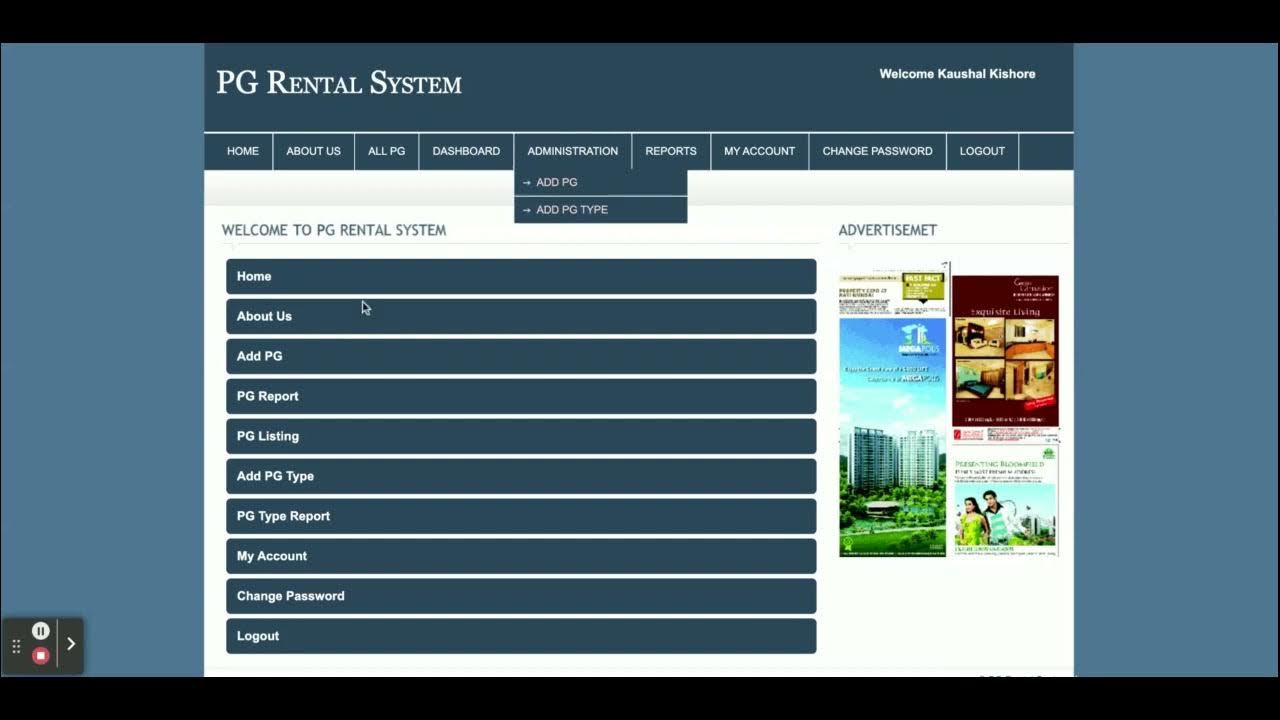 PG Rental System | PHP and MySQL Project Source Code | PHP MySQL CRUD Project - YouTube