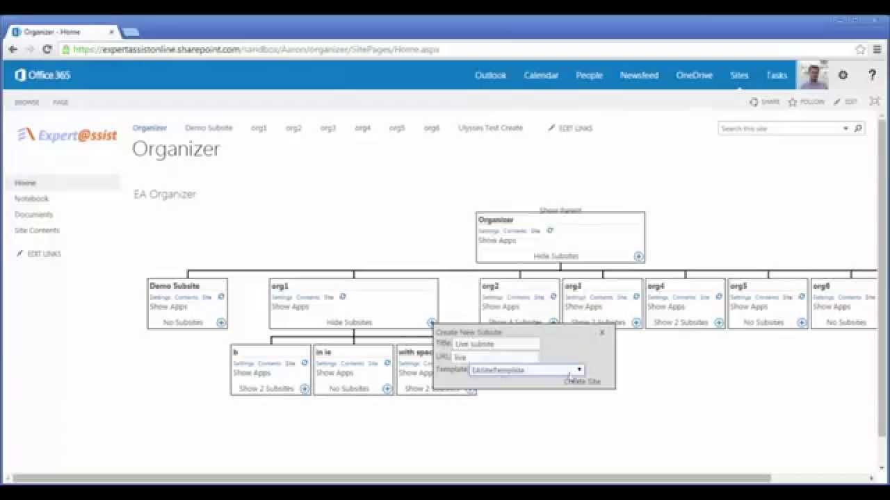 Organizer for SharePoint 2013 and Office 365 - YouTube