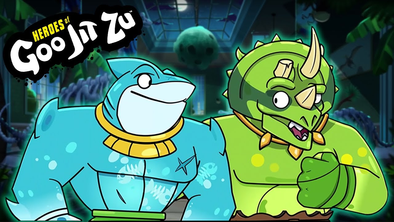 NEW DINOSAUR FRIENDS! | HEROES OF GOO JIT ZU | cartoon for kids | GOO ...