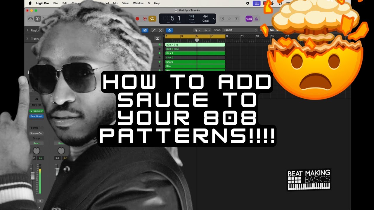 A SECRET WAY TO ADD SAUCE TO 808 PATTERNS IN LOGIC PRO X - YouTube