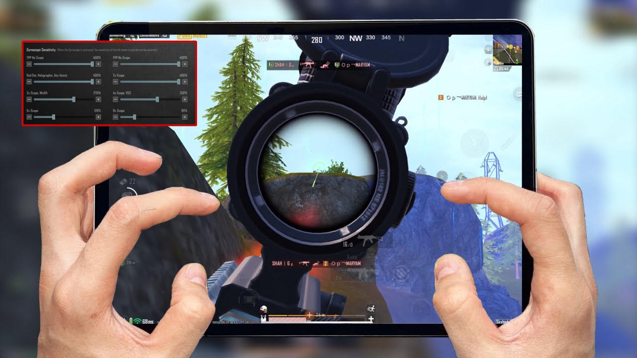 BEST SENSITIVITY & CONTROLS IPAD PRO M2🔥PUBG MOBILE - YouTube