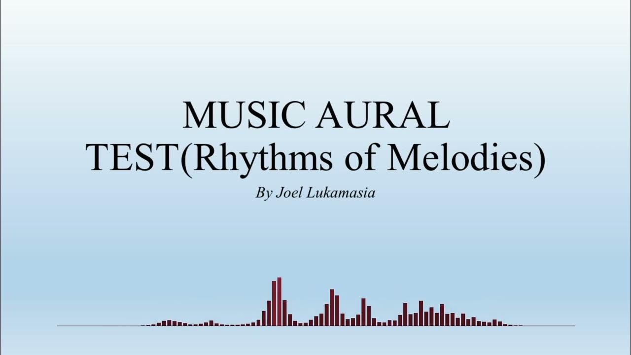 Rhythms of Melodies aural text (May 2024) - YouTube