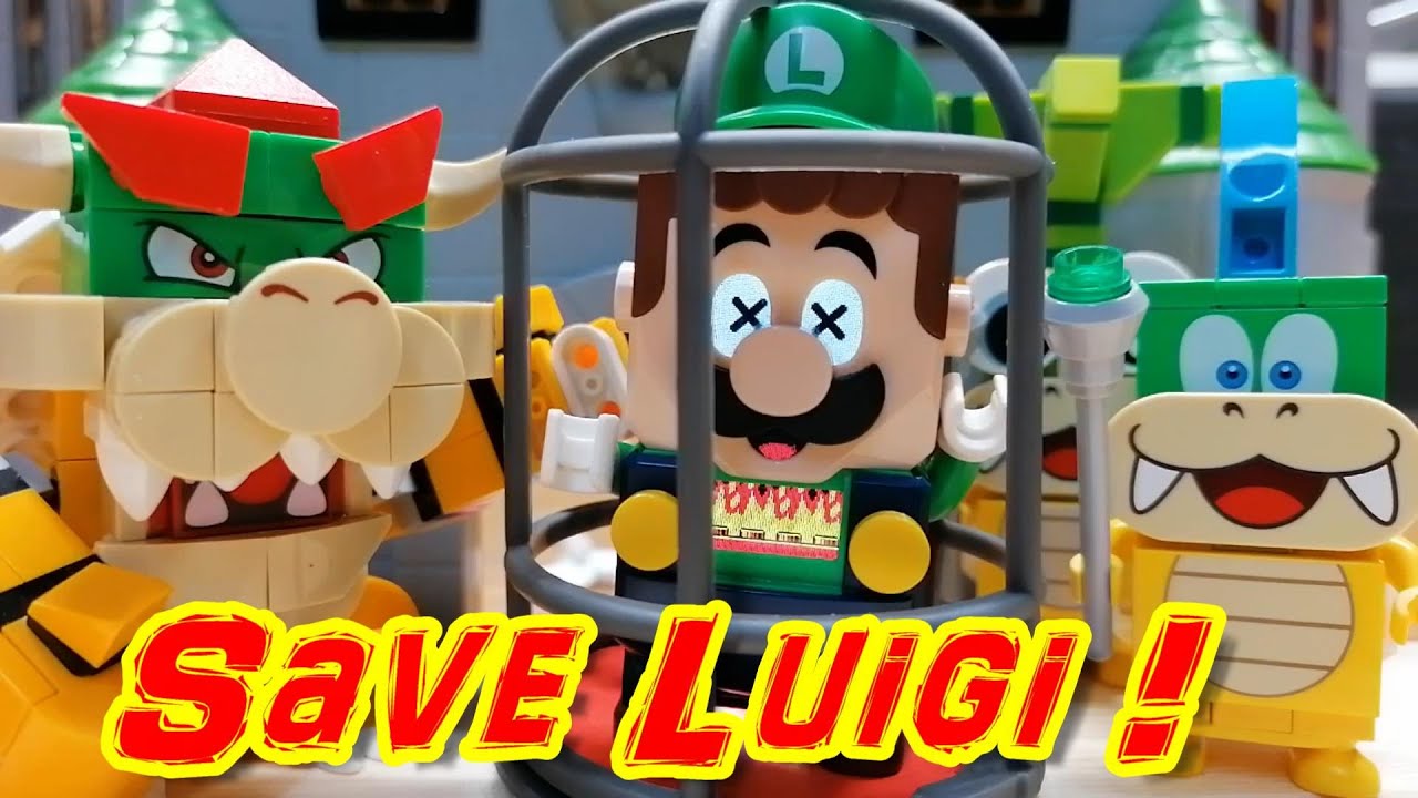 LEGO Mario saves LEGO Mario 😱😱 😱Our NEW Castle! - YouTube