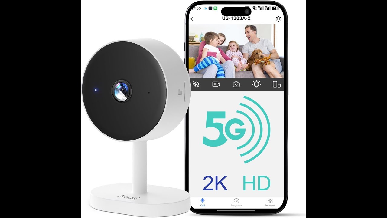 Alaga 2K Indoor Security Camera Review: Peace of Mind for Your Home - YouTube