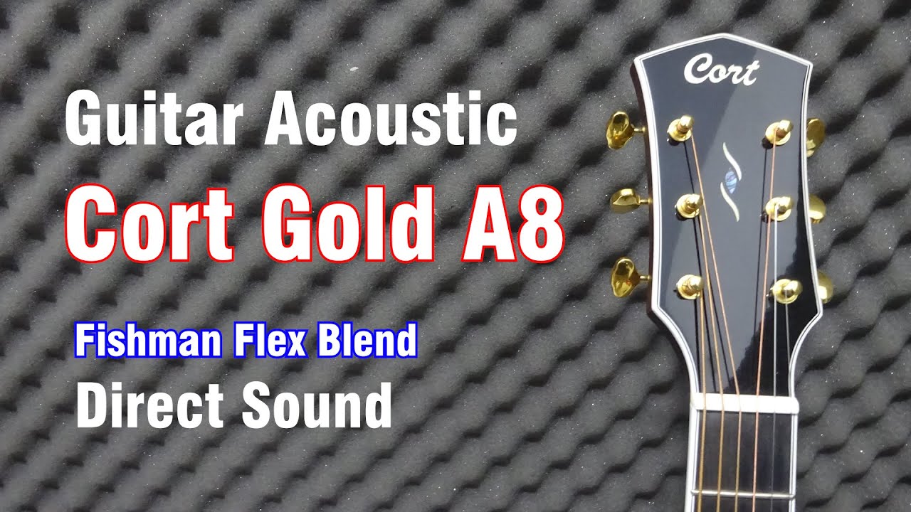 Cort Gold A8 with Fishman Flex Blend (Direct Sound) - YouTube