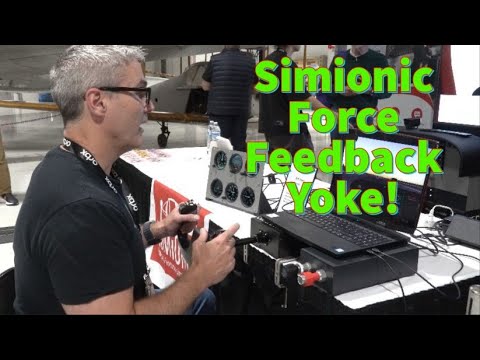 SHYK01 Force Feedback Yoke | Simionic | Flight Sim Expo 2023 - YouTube