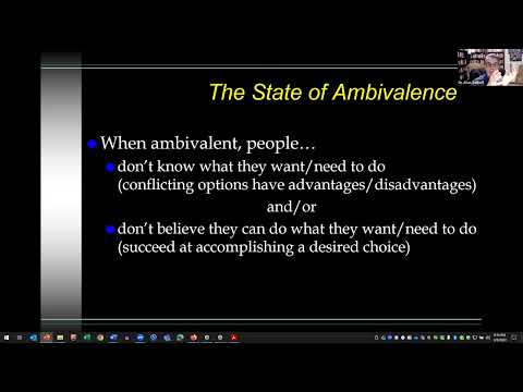 Ambivalence - Motivational Interviewing