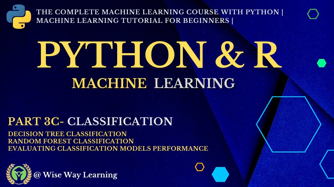 Machine Learning Using Python Machine Learning Tutorial Part 3c Classification Youtube
