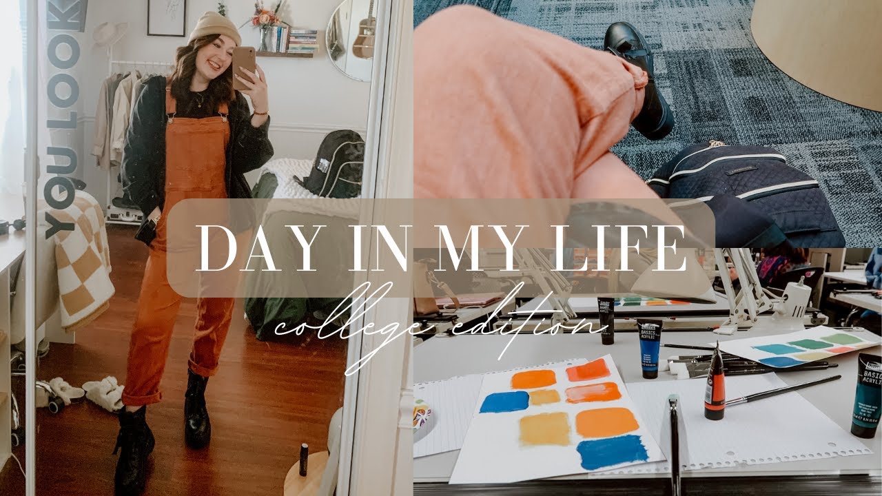 COLLEGE DAY IN MY LIFE: INTERIOR DESIGN STUDENT | full day of classes ...