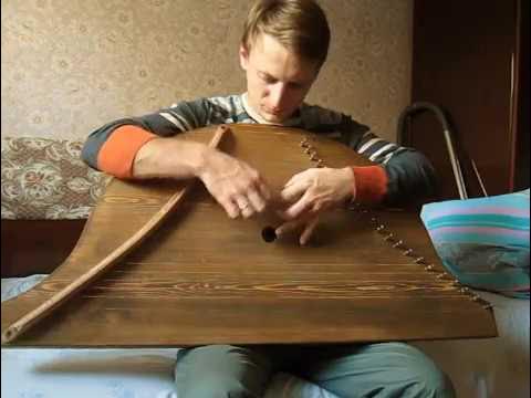 Шлемовидные гусли, Пермские. Импровизация. Gusli - YouTube