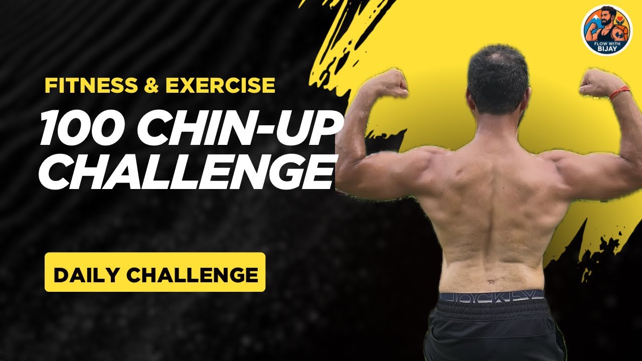 100 Chin-up Challenge💪!Sweat. Struggle.Success!#FitnessChallenge ...