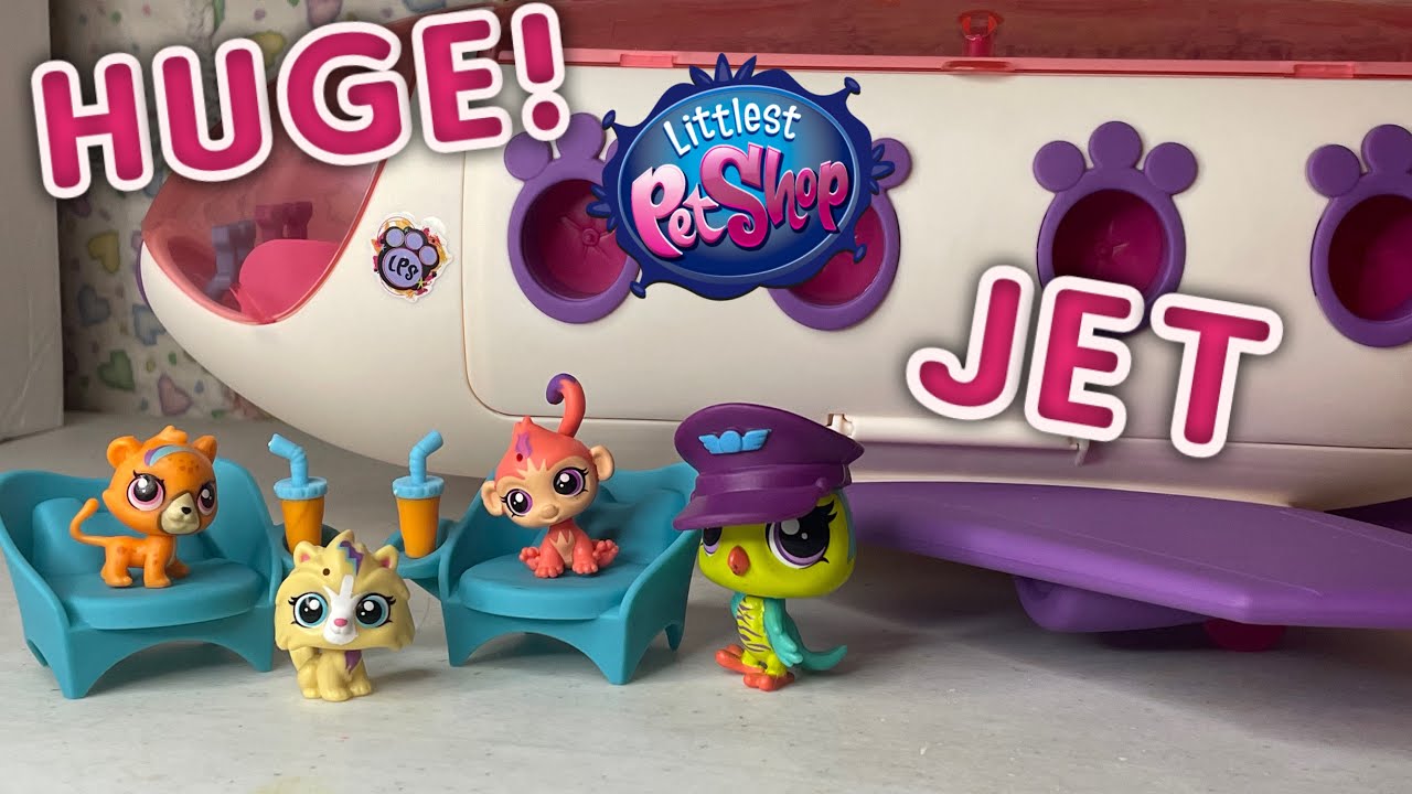 HUGE! Littlest Pet Shop (LPS) Jet Playset | LPS Susie - YouTube